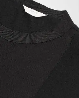 Malo Cashmere-silk Sleeveless Neck-tie Top