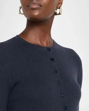LISA YANG Airi Cotton-cashmere Henley Sweater