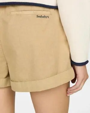 FRAME Frame X Sotheby & Apos;s Cotton Shorts Khaki