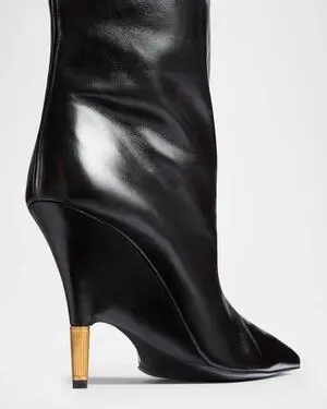 Khaite Bella Leather Knee-high Boots