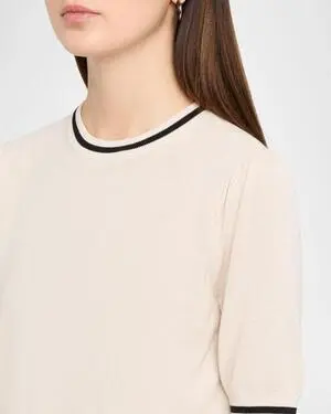 FRAME The Gathered Sweater - Cream Multi