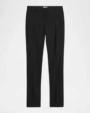 TOTEME Low-rise Wool Slim Trousers