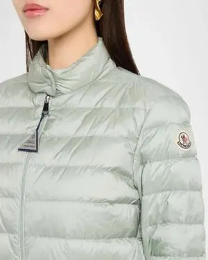 Moncler Lans Short Down Jacket - Gray