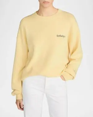 FRAME X Sotheby & Apos;s Cashmere Sweater - Yellow