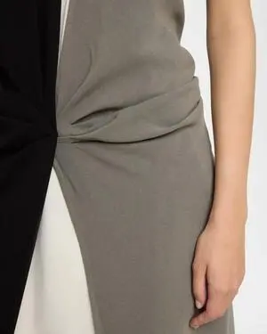 Proenza Schouler Elsa Draped Matte Crepe Dress