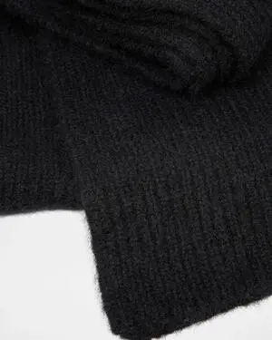 Dries Van Noten Apos;s Moyson Wool Ribbed Scarf - Black