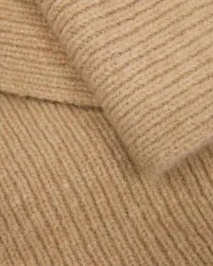 Dries Van Noten Apos;s Moyson Wool Ribbed Scarf - Ecru