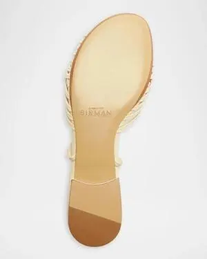ALEXANDRE BIRMAN Lilian Leather Flat Sandals
