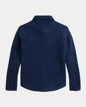 Polo Ralph Lauren Apos;s Brushed Double-faced Wool Shirt Jacket