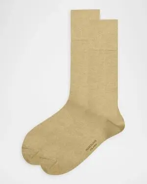 Marcoliani Apos;s Mousse Modal Crew Socks - Khaki