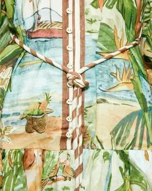 ALEMAIS Toucan Tango Mini Shirtdress - Multi