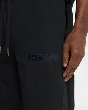 Ksubi Apos;s Embroidered Logo 4x4 Cotton Sweatpants - Black