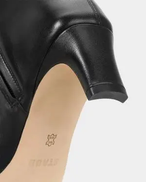 Staud Wally 55mm Leather Wide-calf Boot - Black