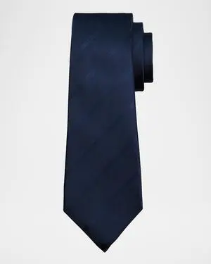 Kiton Apos;s Tonal Stripe Silk 7-fold Tie - Assorted