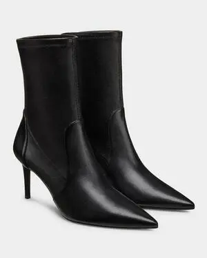 STUART WEITZMAN 75mm Power Leather Booties