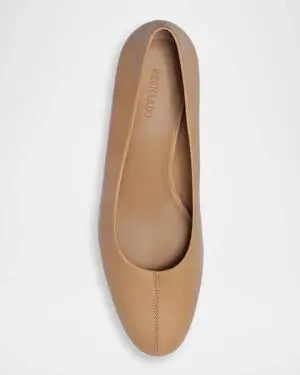 Bernardo 55mm Nero Leather Pumps - Dune