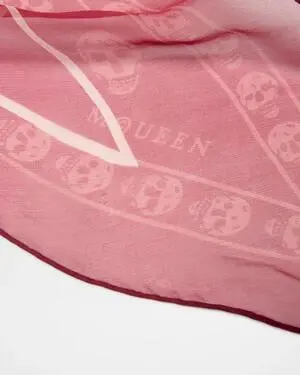 Alexander McQueen Star Skull-print Silk Scarf