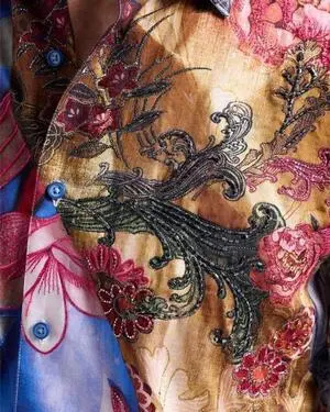 Robert Graham Apos;s Mendiburu -print Cotton Sport Shirt - Multi