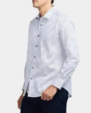 Robert Graham Apos;s Akehurst Geometric Stretch Sport Shirt - Multi