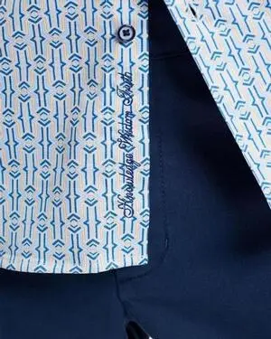 Robert Graham Napier Printed Short-sleeve Stretch-cotton Shirt - Multi