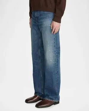 FRAME Apos;s D Whiskered Cotton Bootcut Jeans - Adventure