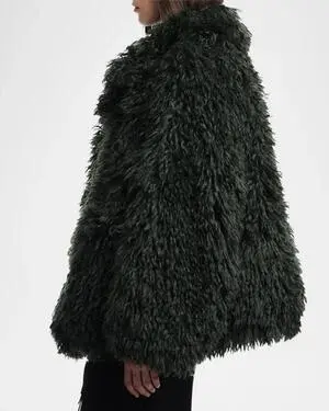 Emporio Armani Faux-fur Blouson Jacket