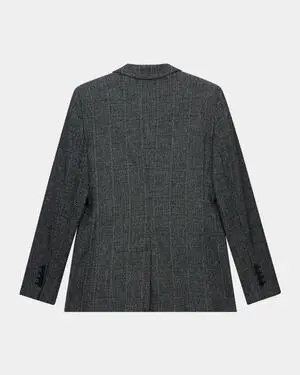 Emporio Armani Plaid Notch-lapel Jacket