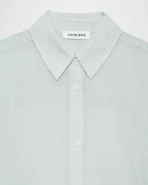 ANINE BING Plaza Oversized Button-front Shirt