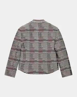 Emporio Armani Geometric Jacquard Blazer