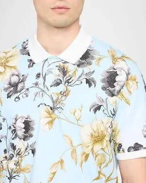 Robert Graham Apos;s Milson Floral Polo Shirt - Multi