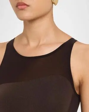 Wolford Shade Sleeveless String Bodysuit - Black