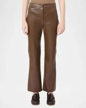 Max Mara Sublime Flare-leg Coated Jersey Trousers