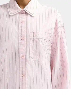 Ksubi Higher Than Heaven Astra Striped Cotton Shirt - Pink