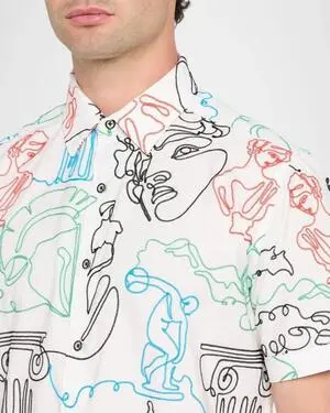 Robert Graham Apos;s Aristotle Short-sleeve Shirt - Multi