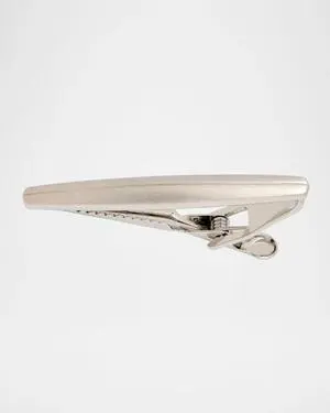 LINK UP Apos;s Matte Brushed Tie Bar - Silver