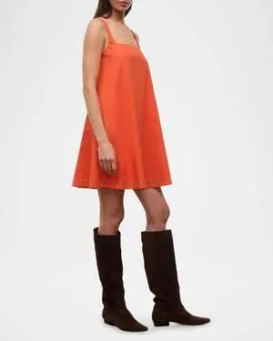 Staud Brio Studded Mini Dress