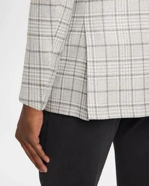 Kiton Apos;s Plaid Wool And Cashmere Sport Coat - Medium Gre