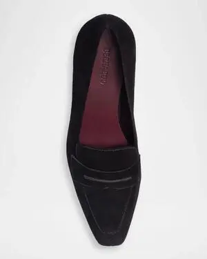 Bernardo 50mm Safi Leather Loafer Pumps - Black