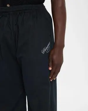 WILLY CHAVARRIA Apos;s Ruff Rider Track Pants - Black