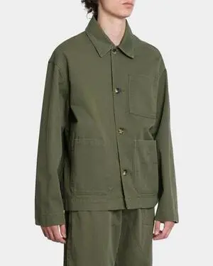 JW Anderson Patch-pocket Blouson Jacket - Washed Gre