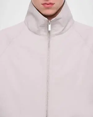 Helmut Lang Apos;s Utility Cropped Parka Jacket - Stone