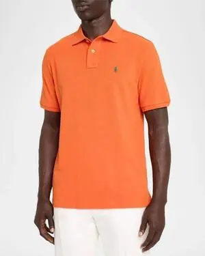 Polo Ralph Lauren Apos;s The Iconic Cotton Mesh Polo Shirt - Orange