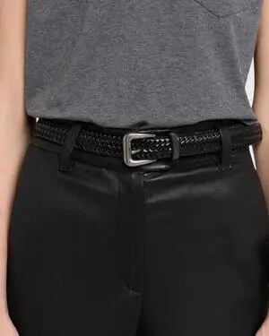 Brunello Cucinelli Woven Leather Belt