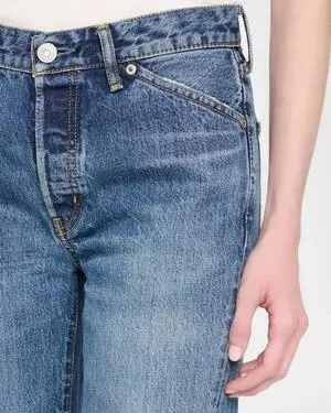 Moussy Vintage Prescott Western Straight-leg Jeans - Blue