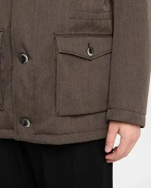 Herno Apos;s Virgin Wool Field Jacket - 9400