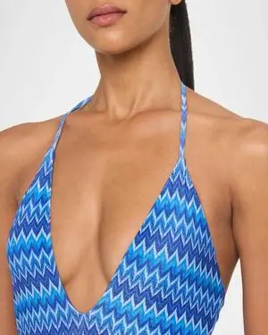 Ramy Brook Wave Electra One-piece Swimsuit - Ocean Wave