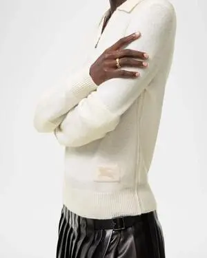 Burberry Cait Cashmere Quarter-zip Sweater