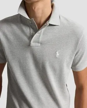 Polo Ralph Lauren Apos;s The Iconic Mesh Polo Shirt - Spring Heather