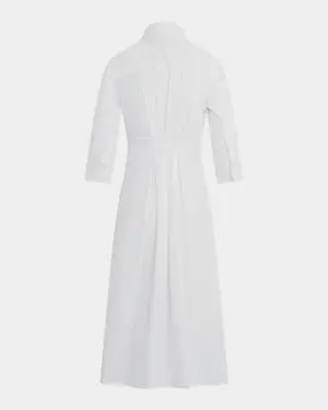FAVORITE DAUGHTER The Well Mannered Stretch Cotton Midi Dress