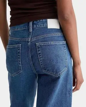 Ag Saige Wide-leg Crop Jeans - Malbec